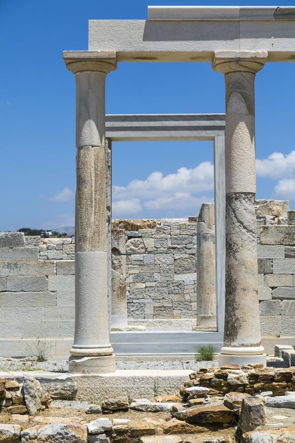 Temple Of Demeter And An Early Christian Basilica On Naxos Island ...
