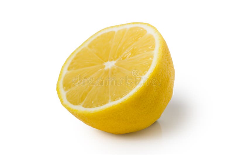 Demi citron photo stock. Image du vivacité, croix, jaune - 30532768