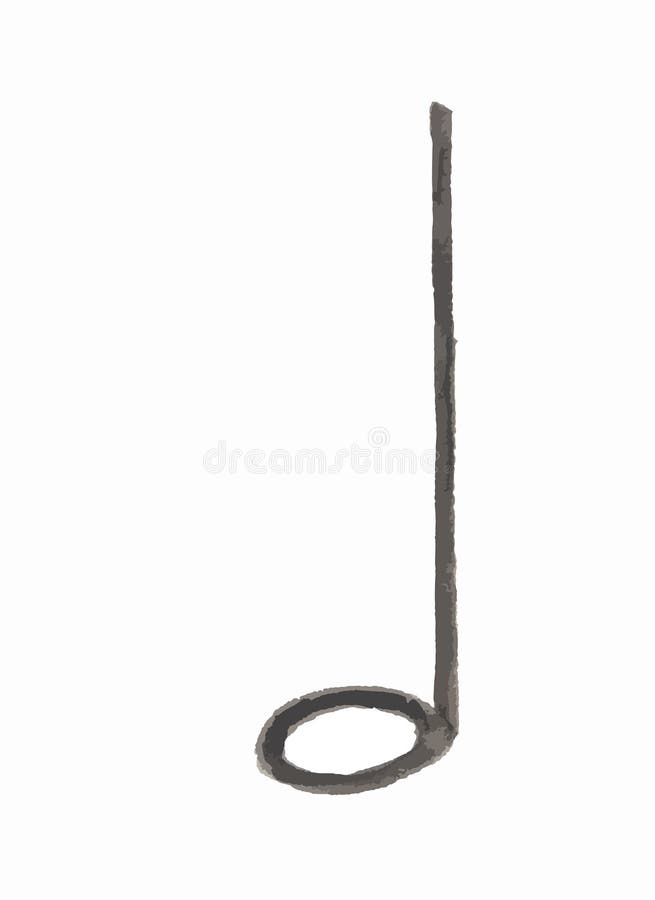 Types de notes musicales illustration stock. Illustration du demi ...