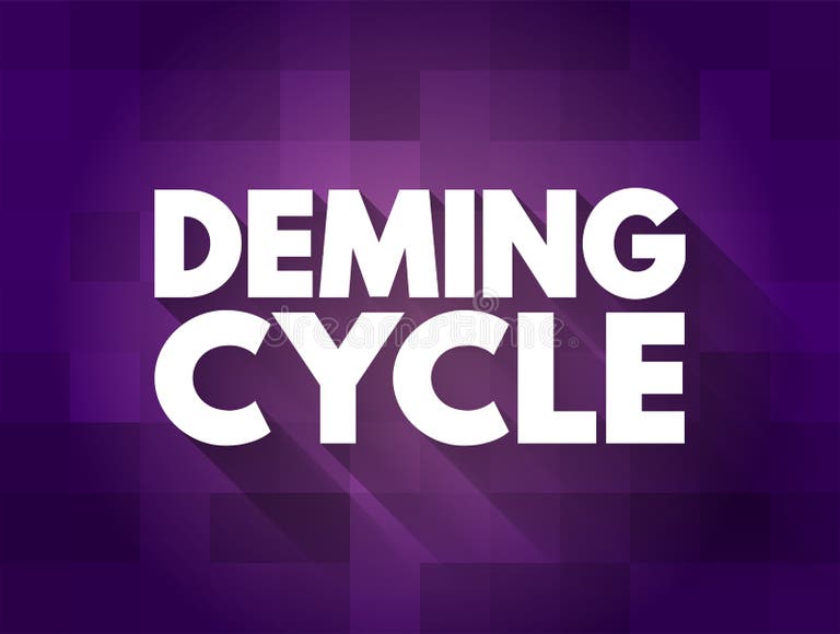 Deming Cycle - Continuous Quality Improvement Model Which Consists of a ...