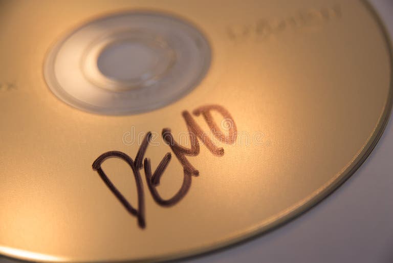 Demo CD stock image. Image of disk, detail, demo, stored - 13987229