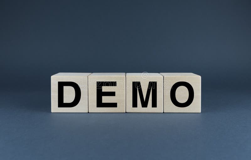 Demo. Cubes Form the Word Demo. an Extensive Concept of the Word Demo ...