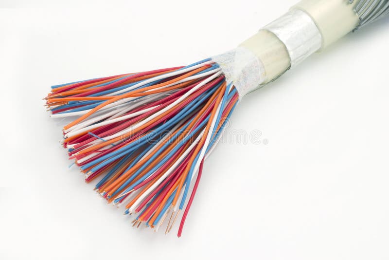 Demo model of a cable. stock image. Image of pipe, metal - 37033089