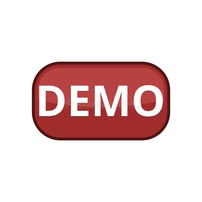 Demo Text Round Simple Stamp Sign Stock Illustrations – 30 Demo Text ...