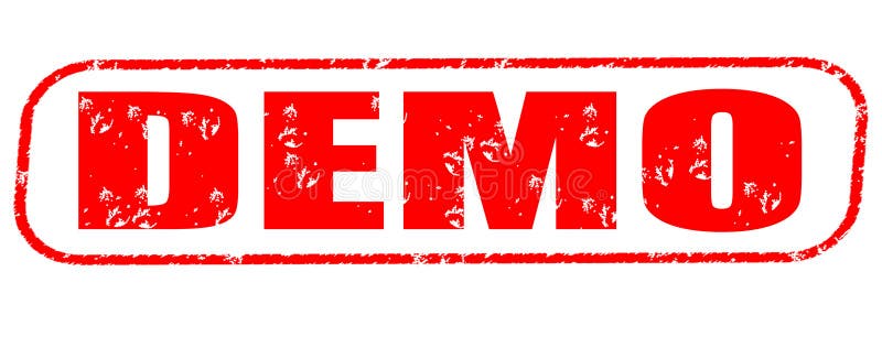 Demo stamp stock illustration. Illustration of background - 99832396