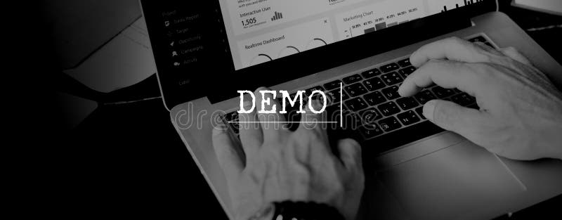 Demo Test Ideas Trailer Trial Concept Stock Photo - Image of finance ...