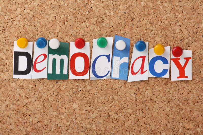 Democracy stock photo. Image of choice, word, letters - 18749674