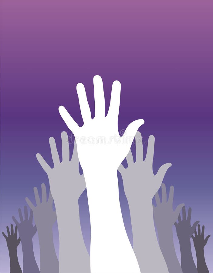 Democracy stock vector. Illustration of meeting, crowd - 8109640