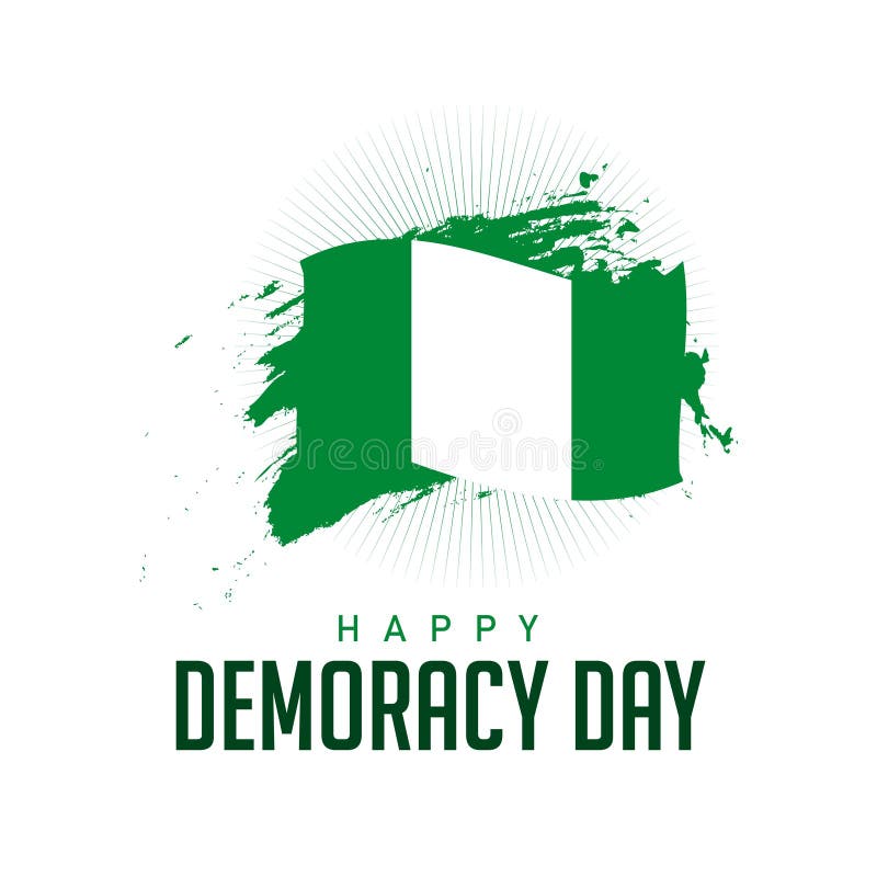 Democracy Day Logo Vector Template Design Illustration Stock Vector ...