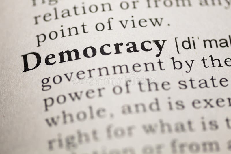 Definition of Democracy stock photo. Image of dictionaries - 9567780