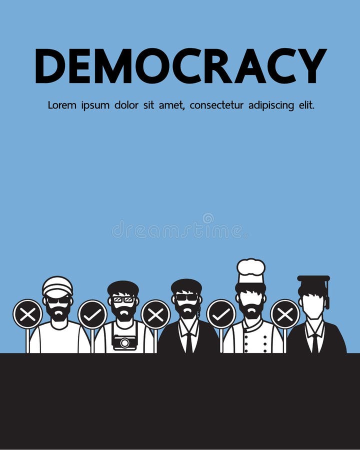Democracy Vector Cartoon Design Stock Illustrations – 4,088 Democracy ...
