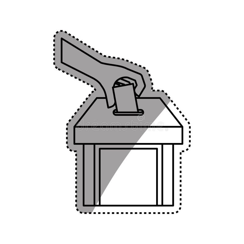 Democracy voting vote stock illustration. Illustration of decision ...