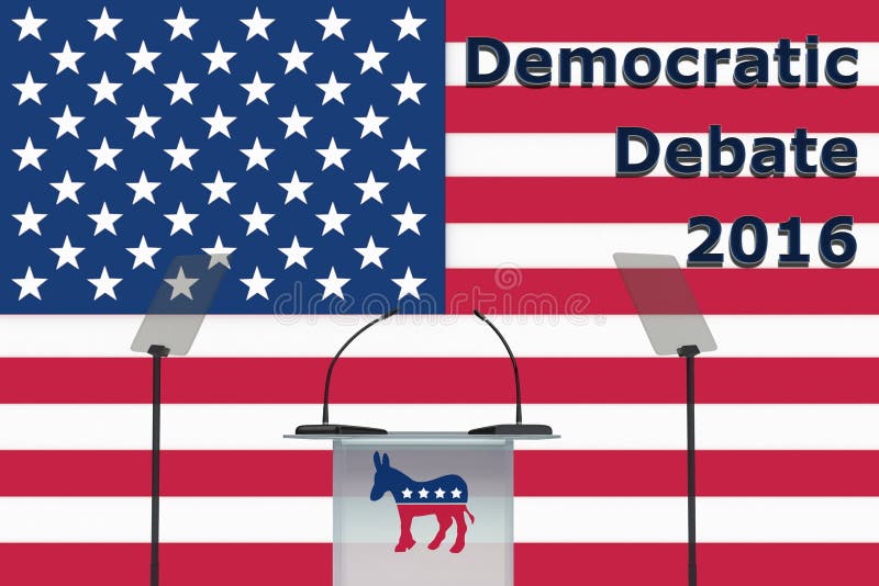 Democratic Debate 2016 editorial photo. Illustration of election - 66330571