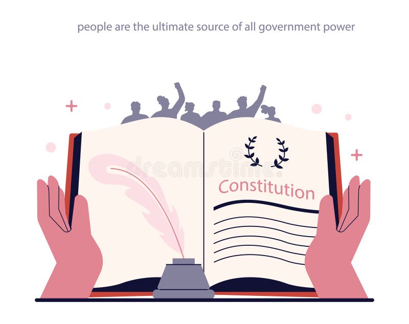 Democratic Political System and Democracy Principle. the People Stock ...