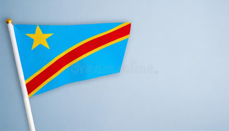 Democratic Republic of the Congo Flag Stock Illustration - Illustration ...