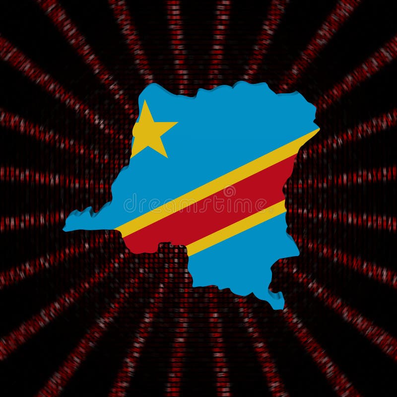 Congo Democratic Flag Map Republic Stock Illustrations – 904 Congo ...
