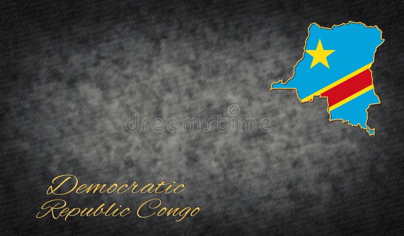 Democratic Republic Congo Symbols, Map of Democratic Republic Congo ...