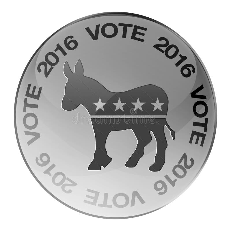 2016 Democrats Elections Button Editorial Photo - Illustration of ...