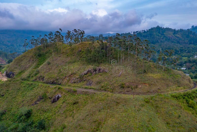 Demodara Railway Loop Near Ella, Sri Lanka Stock Photo - Image of ...