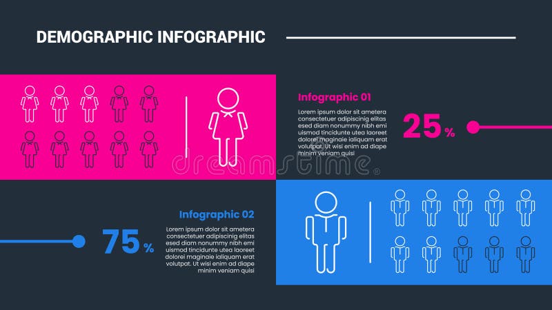 Demographic Concept Infographic Process Diagram Stock Illustrations ...