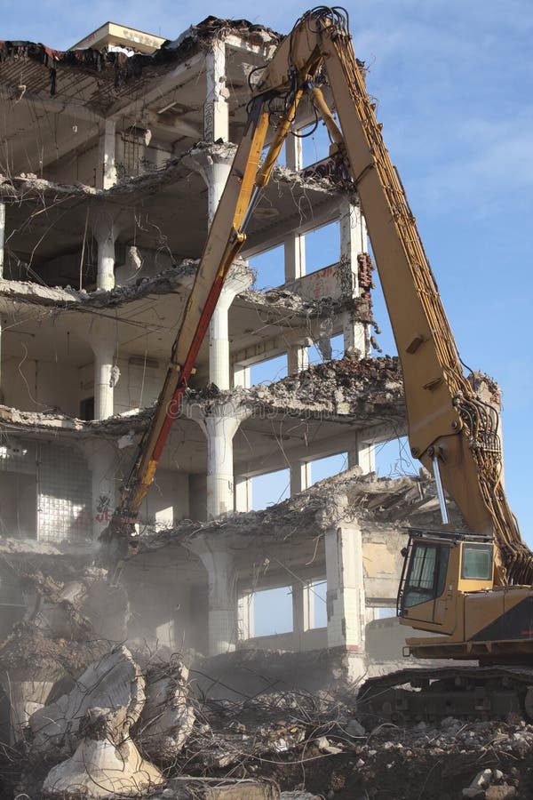 Demolition stock image. Image of heavy, construction - 13172865