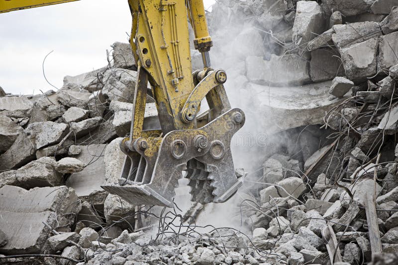 Demolition stock photo. Image of mechanical, concert - 17034564