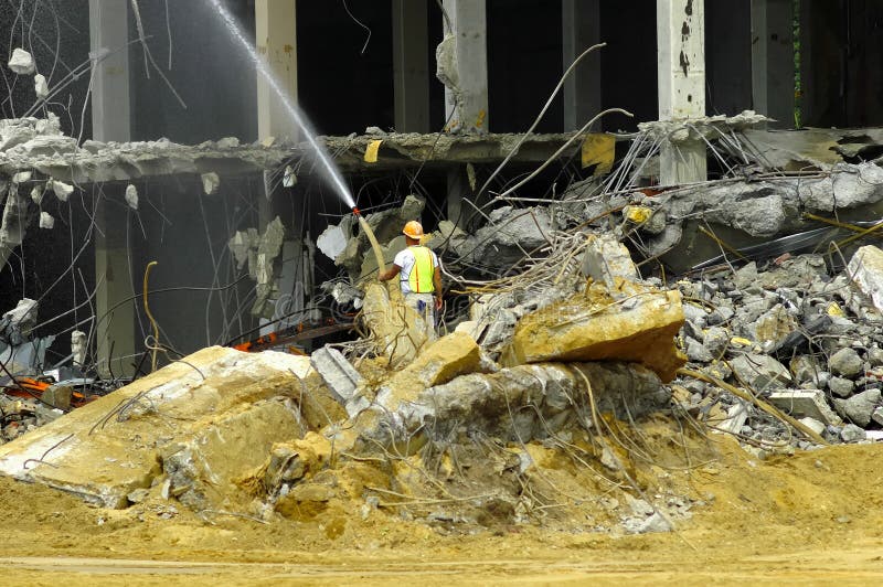 Demolition stock image. Image of land, contractor, demolition - 231083