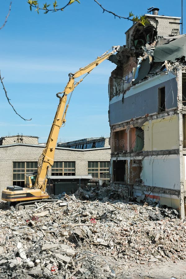 Demolition stock photo. Image of equipment, activity - 23304774