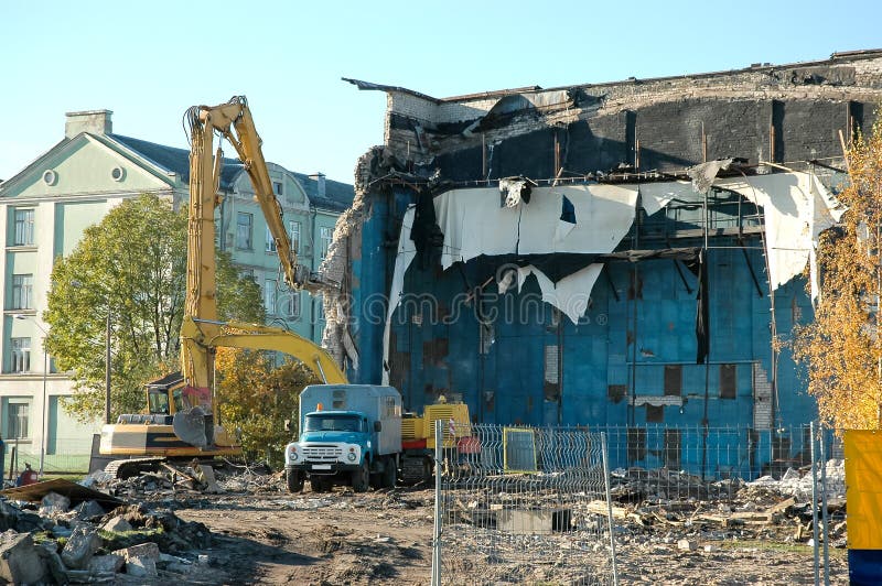 Demolition stock photo. Image of demolished, build, deconstruct - 23306568