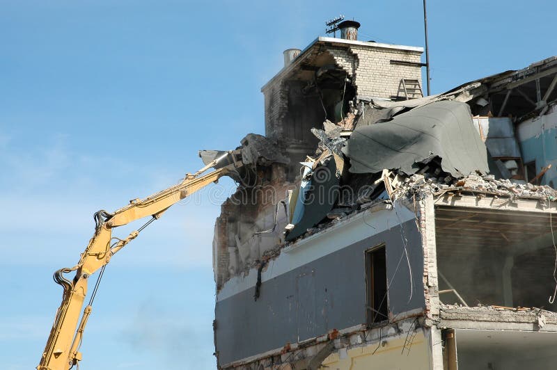 Demolition stock image. Image of ground, construction - 3679977