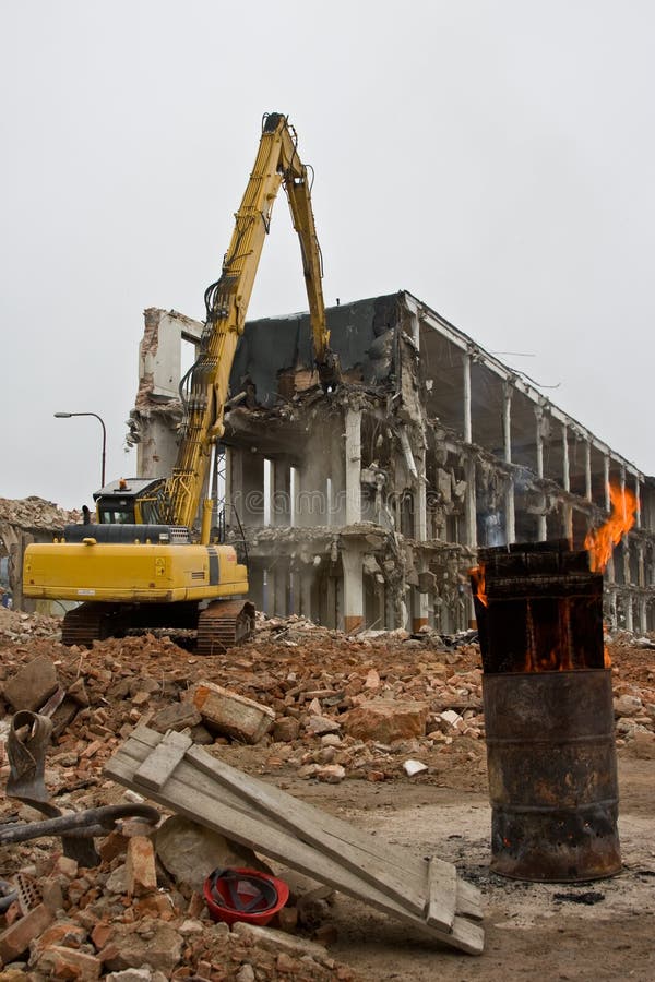 Demolition. stock image. Image of ruin, destroy, rubbish - 3311625