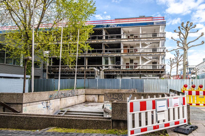 Demolition Architecture in City Stock Image - Image of construction ...