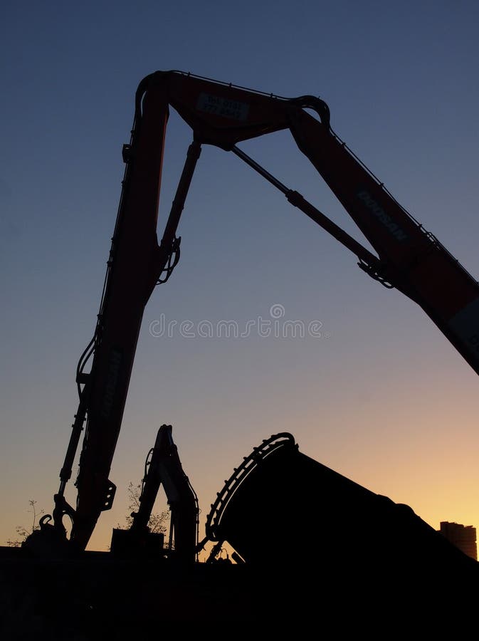 Demolition - Construction Site Stock Image - Image of demolishing ...