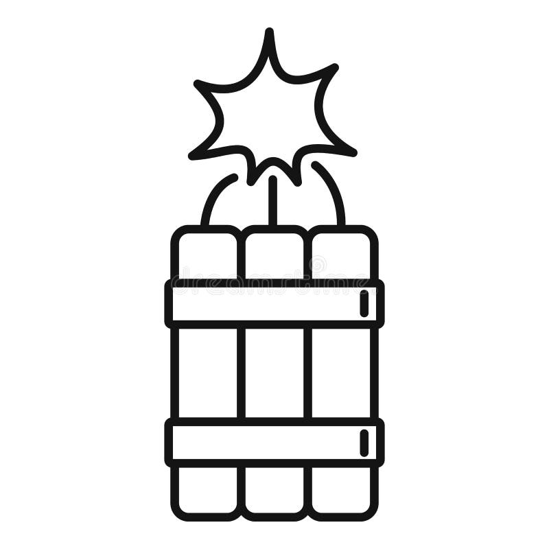 Dynamite Outline Stock Illustrations – 4,968 Dynamite Outline Stock ...