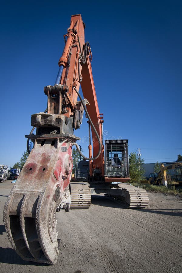 Demolition machine stock photo. Image of wide, color - 22617262