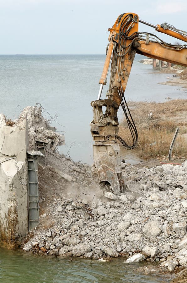 Demolition machine stock photo. Image of machinery, heavy - 51436634