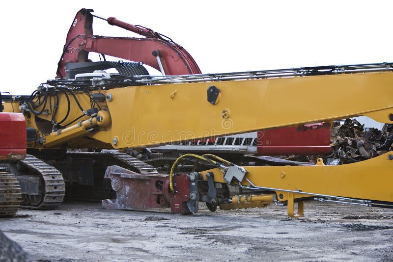 Demolition machinery stock photo. Image of heavy, contractor - 8680628