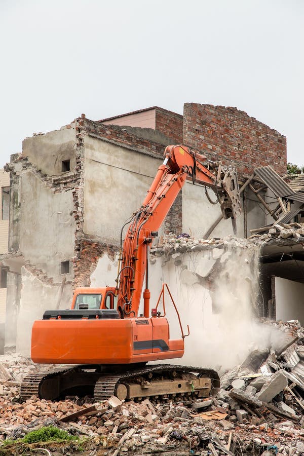Demolition stock image. Image of ground, construction - 3679977