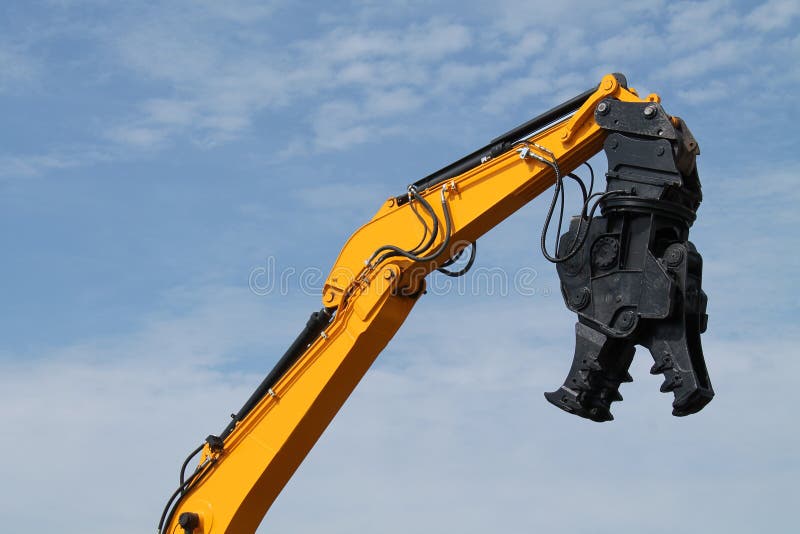 Demolition pulveriser. stock photo. Image of heavy, machine - 106321124