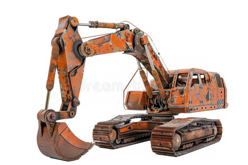 Demolition Robot Equipped with Specialized Tools Dismantling Small ...
