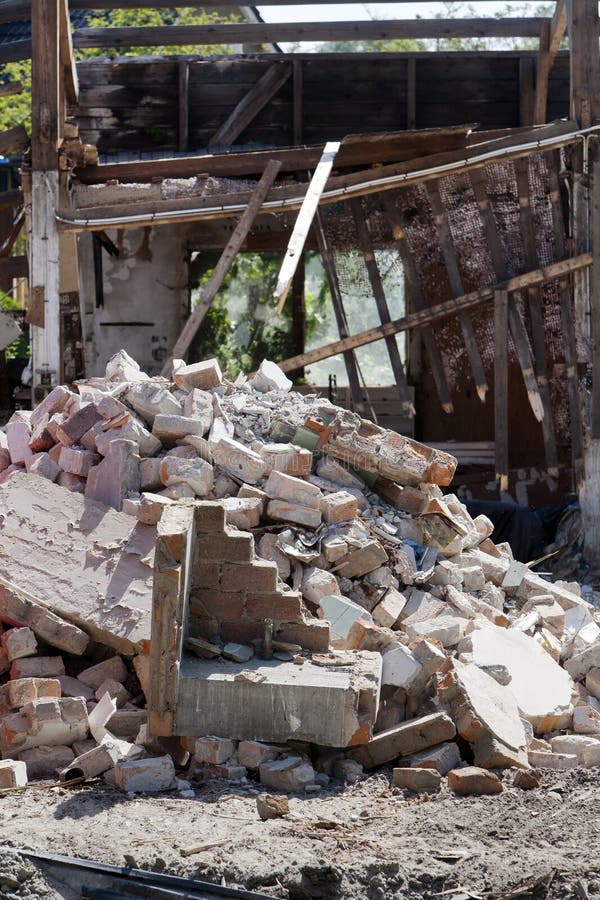Demolition Rubble stock photo. Image of ruin, destruction - 4525954