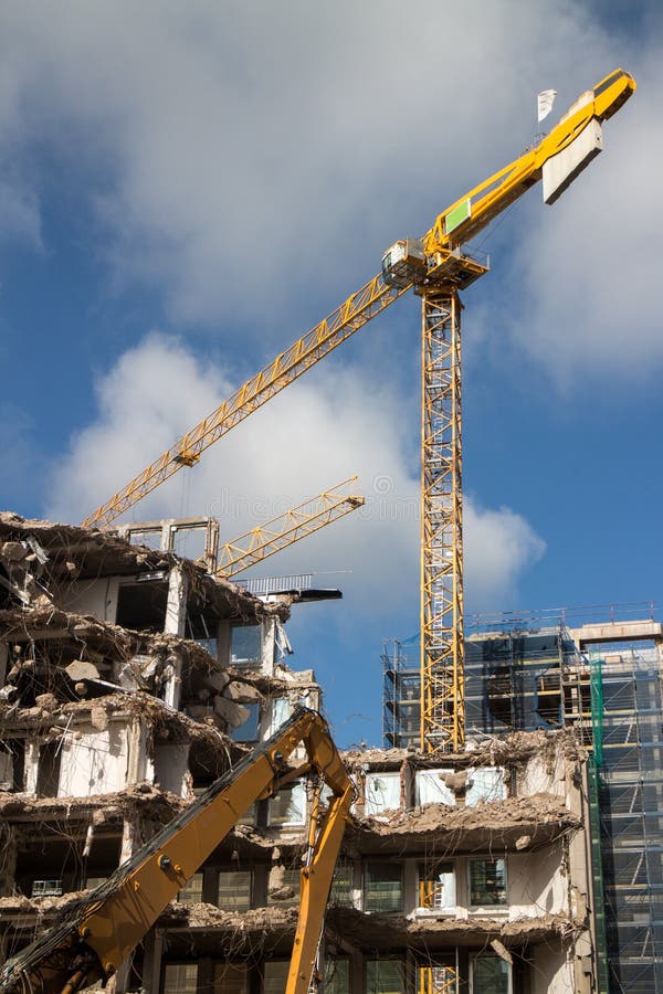 Demolition stock image. Image of destroy, industrial - 49932863