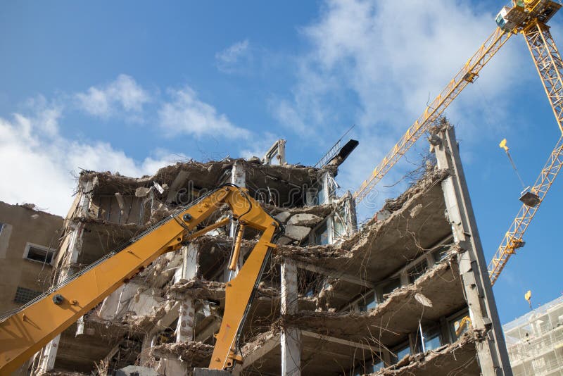 Demolition stock image. Image of destroy, industrial - 49932863