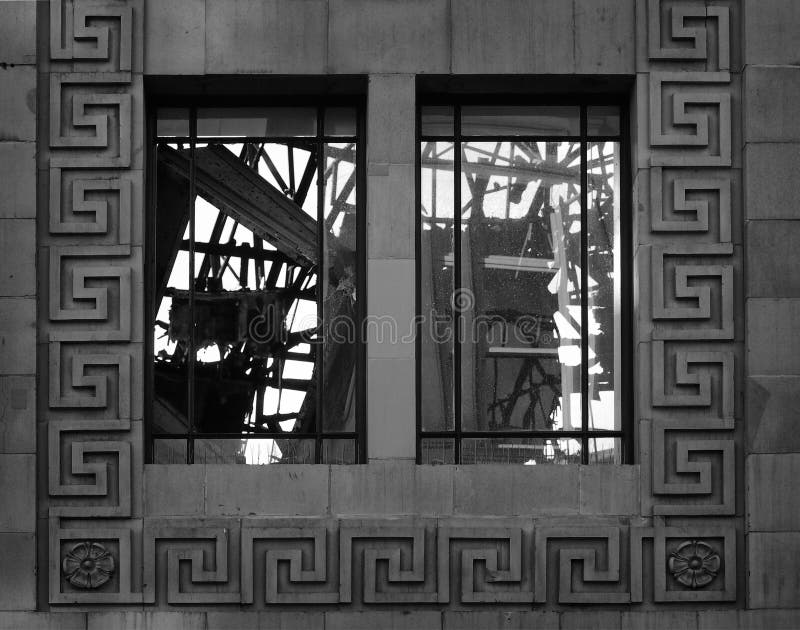 Demolition site - window stock image. Image of garbage - 88493217