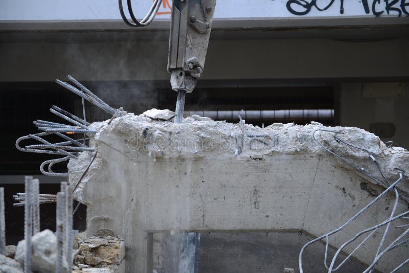 Demolition Tool stock photo. Image of crushed, destruction - 51276618