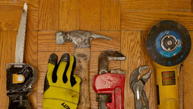 Demolition - Tools of the Trade Stock Image - Image of engineer, head ...