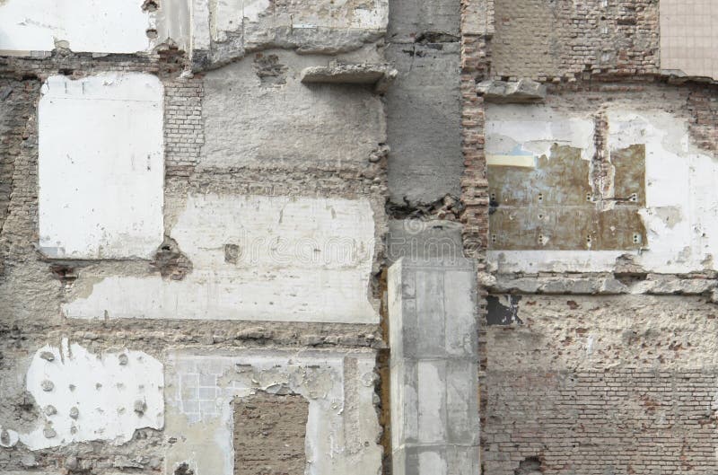 Demolition wall stock image. Image of demolition, stone - 27844697