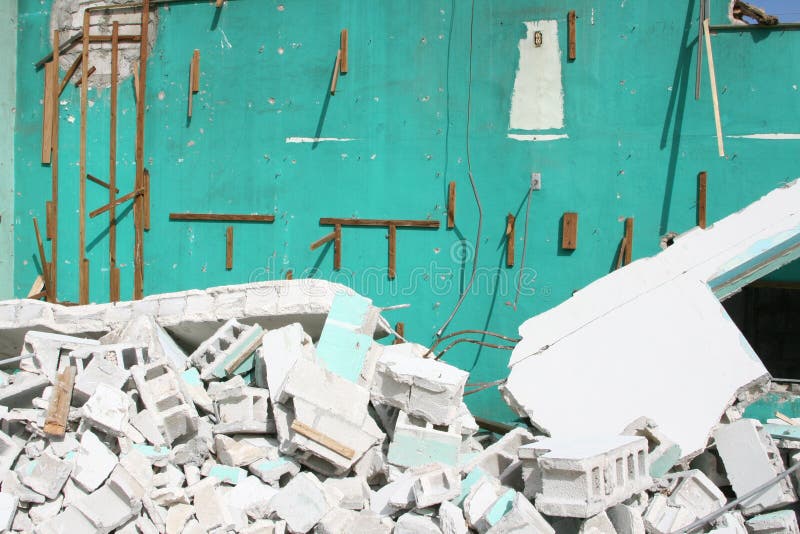 Demolition work stock image. Image of concrete, destruction - 21731275