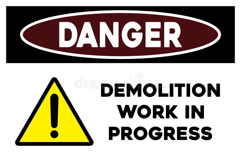 Caution Work Progress Stock Illustrations – 4,519 Caution Work Progress ...