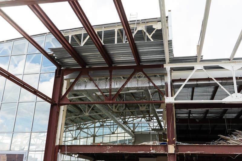 Demolition Work or Demolition . Stock Photo - Image of demolish ...